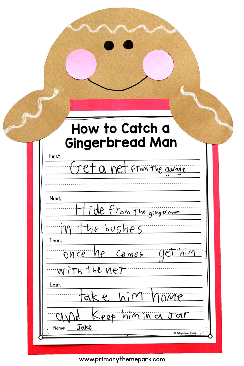 Gingerbread Man Unit For Kindergarten And First Grade Primary Theme Park