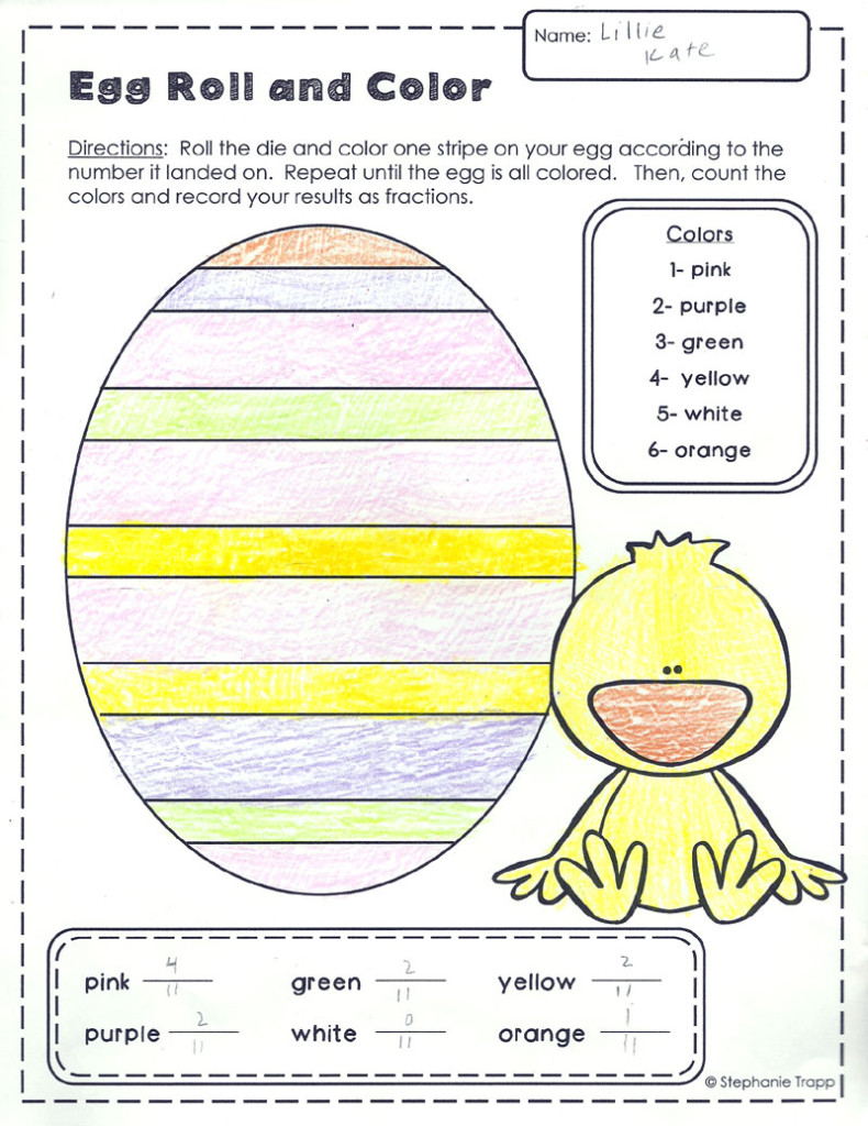 Easter Math Activities - Primary Theme Park