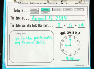 Calendar Notebook Binder Printables - Primary Theme Park