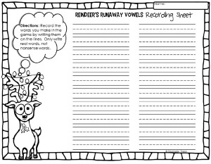 Christmas Reading Game Printable - Primary Theme Park