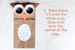 Owl Puppet Template - Primary Theme Park
