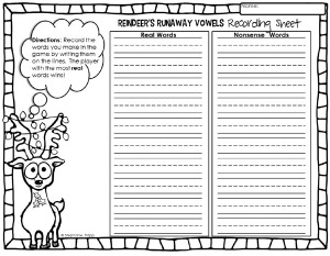 Christmas Reading Game Printable - Primary Theme Park