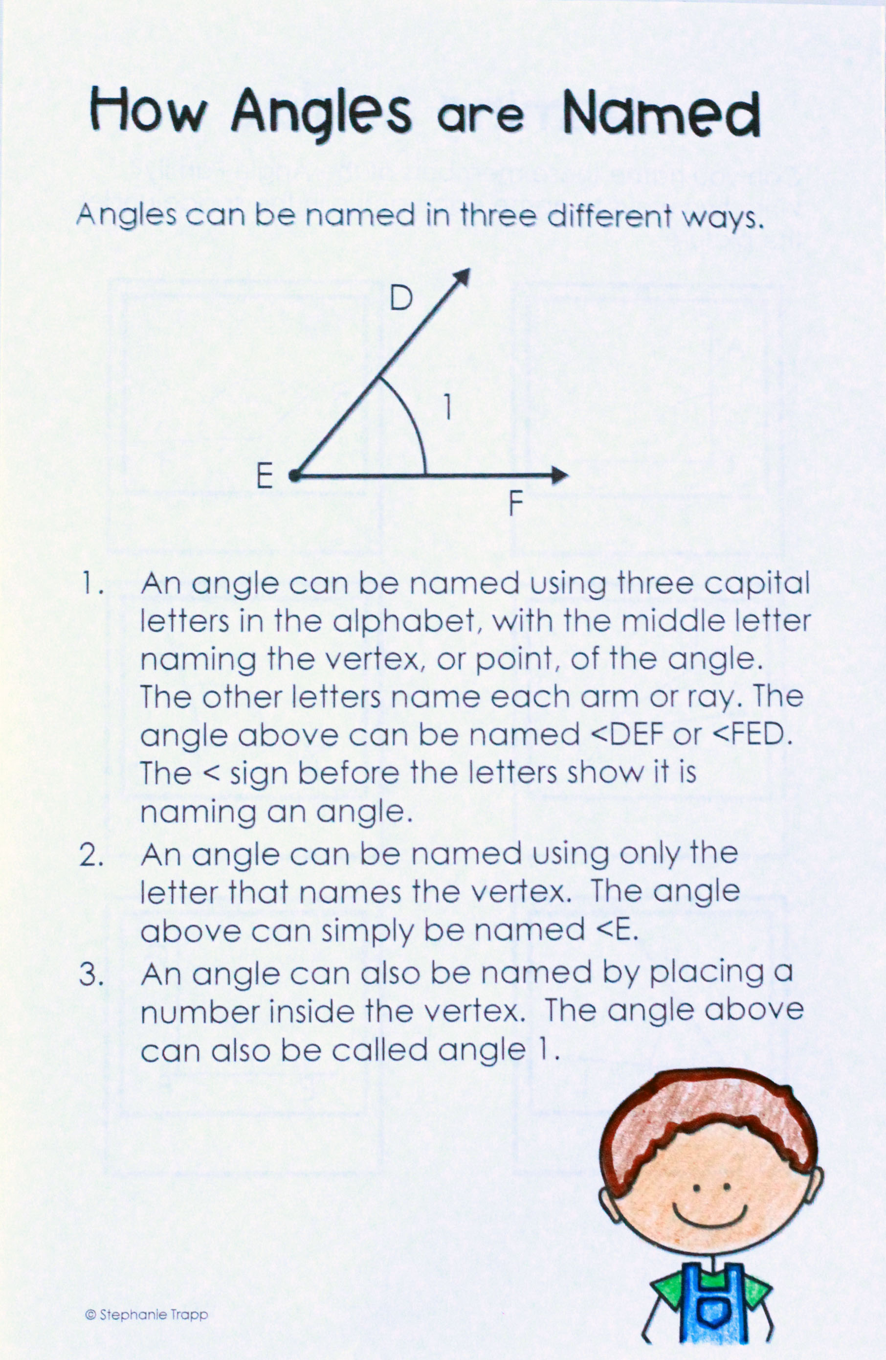 Angle Activities: The Angle Family Album - Primary Theme Park