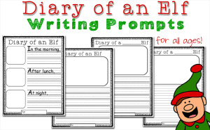 Elf Writing Prompts and Ideas - Primary Theme Park
