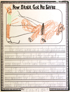 Elf Writing Prompts and Ideas - Primary Theme Park