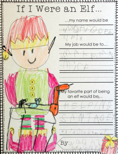 Elf Writing Prompts and Ideas - Primary Theme Park