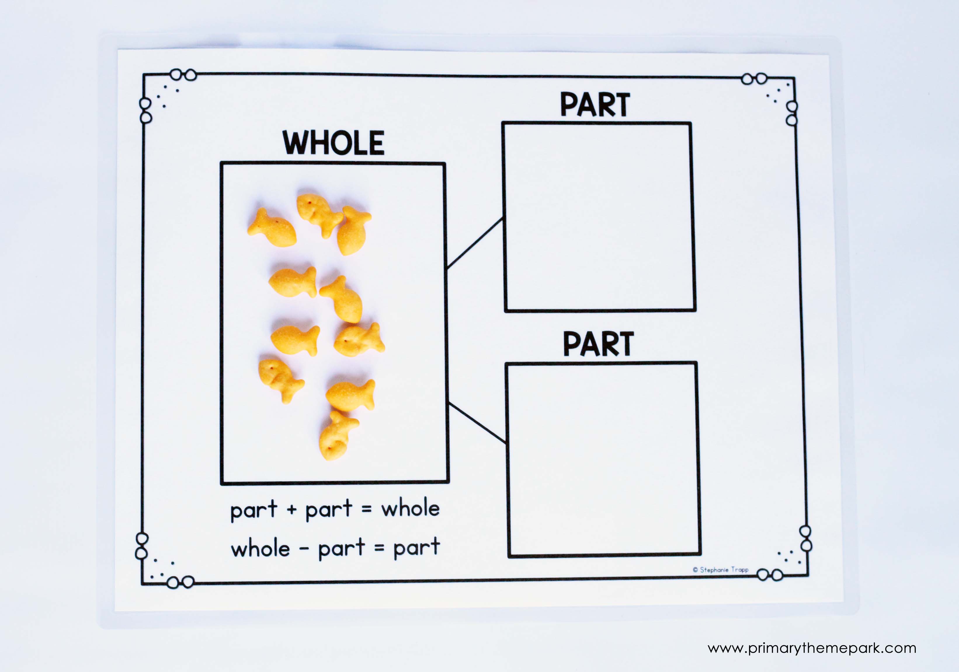 Making Ten Activities for Kids - Primary Theme Park