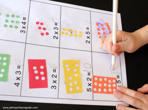 Multiplication Arrays - Primary Theme Park