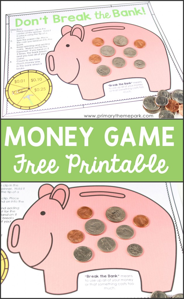 Money Activities For Second Grade Primary Theme Park Money Activities For Second Grade Primary Theme Park