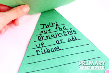How to Decorate a Christmas Tree Writing Activity - Primary Theme Park