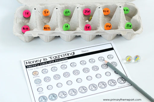Egg Carton Math Games First Grade - Primary Theme Park