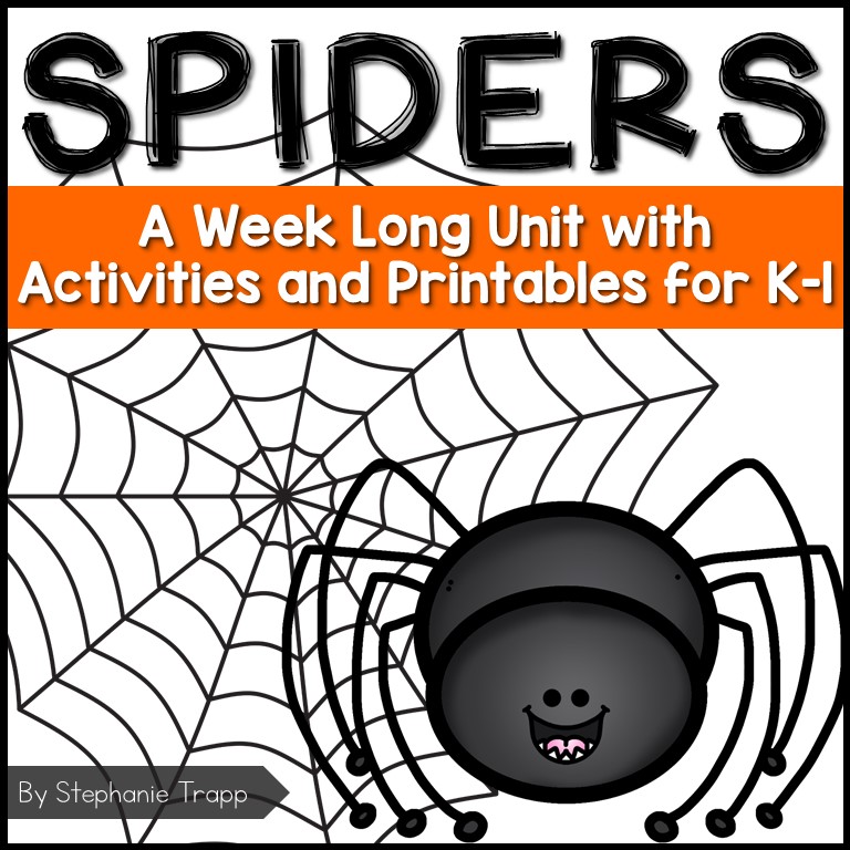 Spider Unit for Kindergarten and First Grade - Primary Theme Park