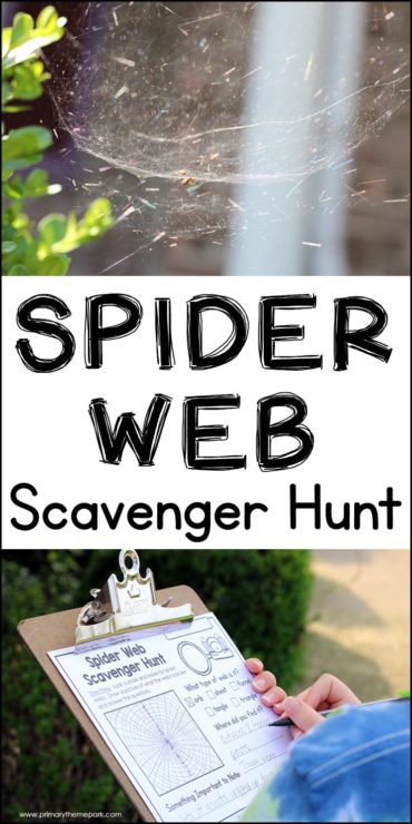 Spider Web Scavenger Hunt - Primary Theme Park
