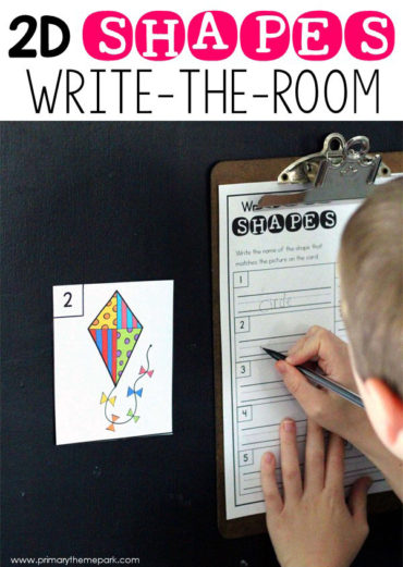 2D Shapes Activities for Kindergarten - Primary Theme Park