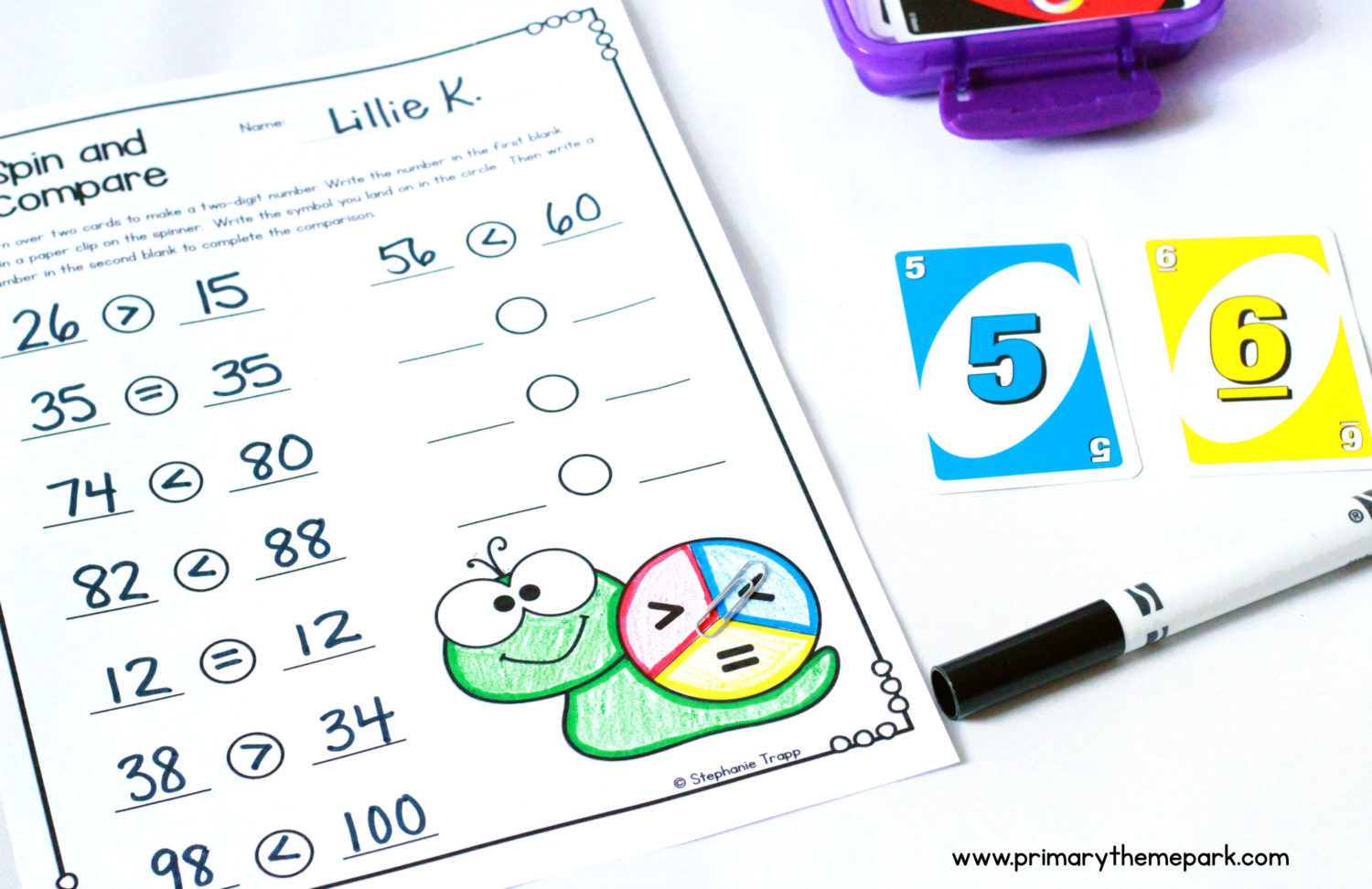 Fun Greater Than Less Than Activities - Primary Theme Park