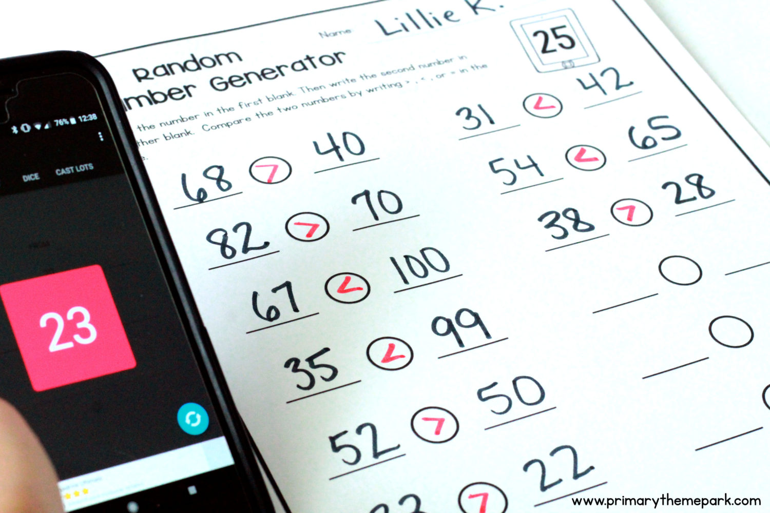 Fun Greater Than Less Than Activities - Primary Theme Park