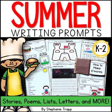 Summer Writing Prompts for K-2 - Primary Theme Park