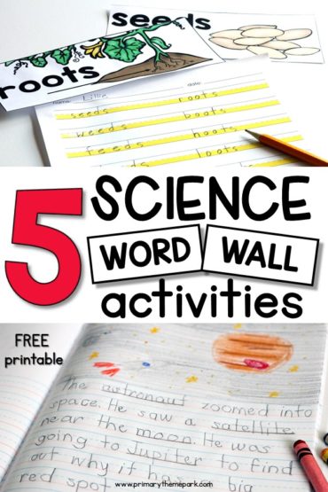 Science Word Wall Ideas - Primary Theme Park