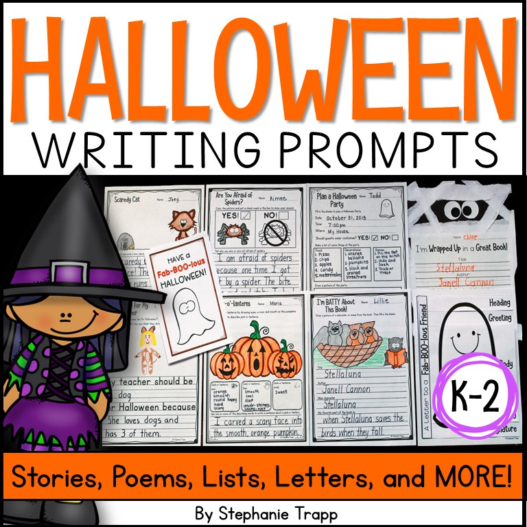 Halloween Writing Prompts Cover Primary Theme Park Halloween Writing Prompts Cover Primary Theme Park