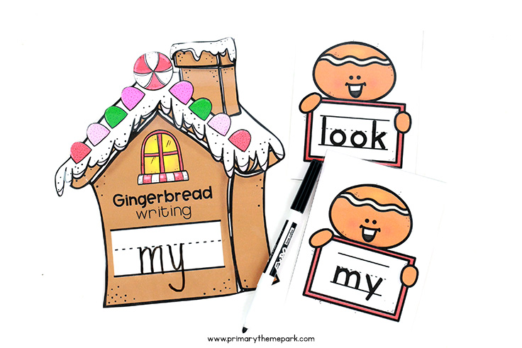 Gingerbread Writing Center Idea - Primary Theme Park