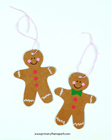 Gingerbread Ornament Craft - Primary Theme Park