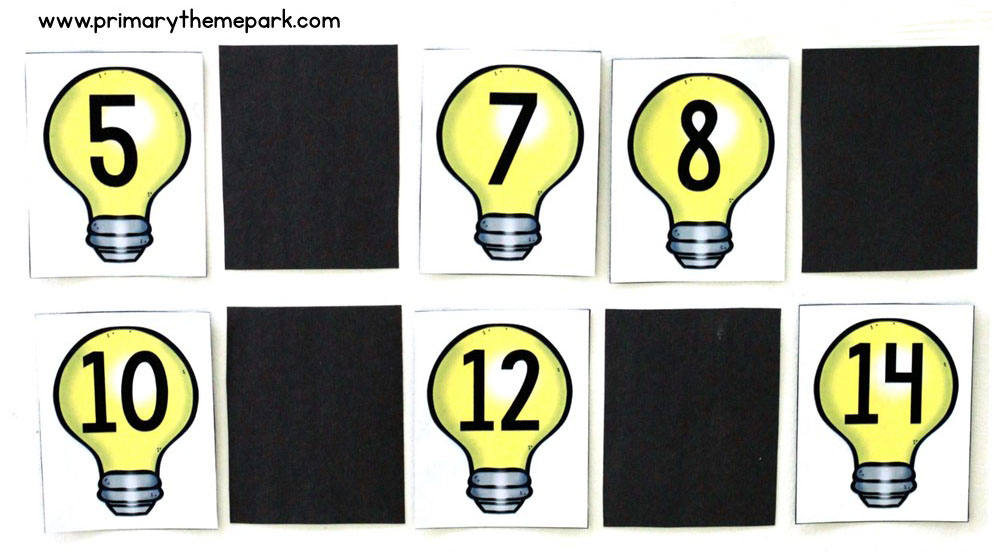 Addition and Subtraction Math Game - Primary Theme Park