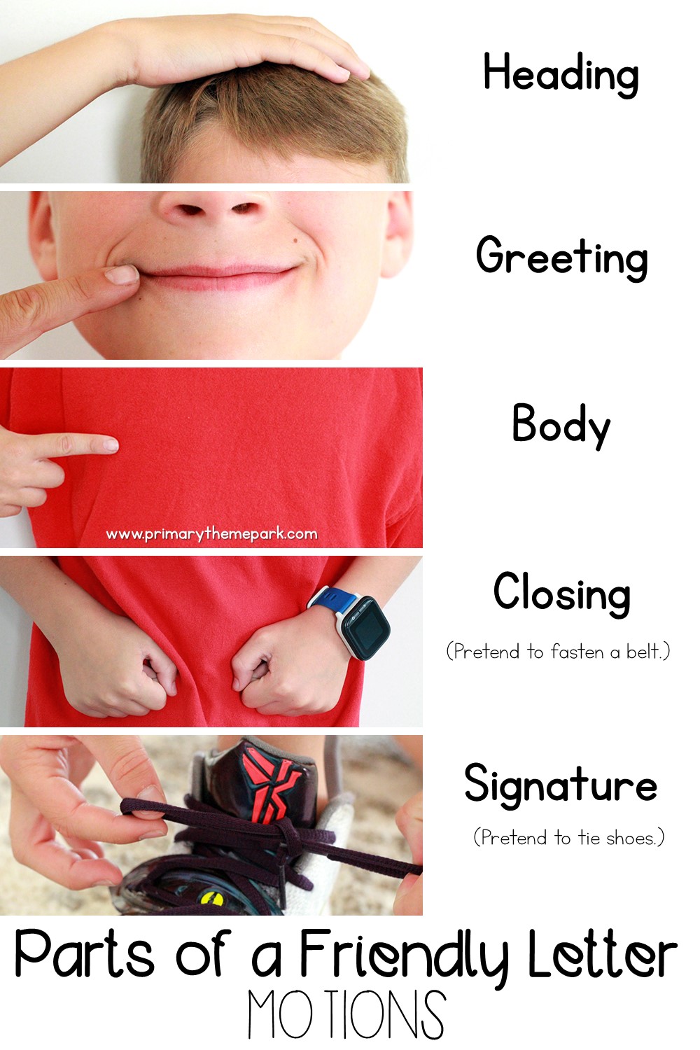 Parts Of A Friendly Letter Ideas Primary Theme Park - Free Word Template