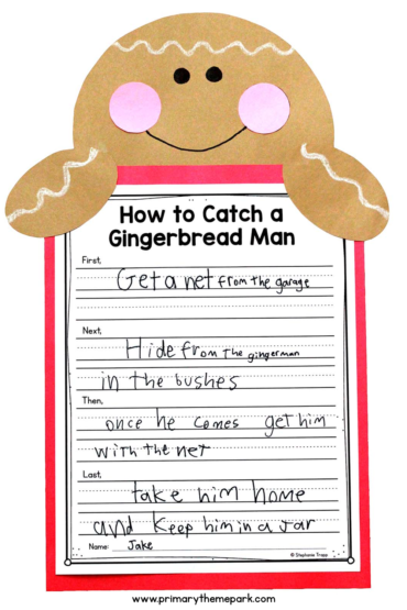 Gingerbread Man Unit for Kindergarten and First Grade - Primary Theme Park
