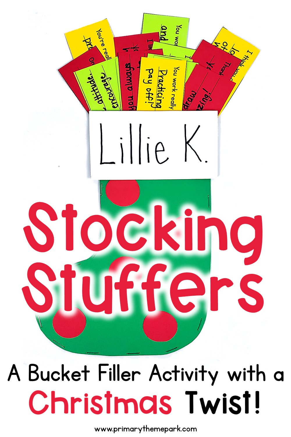 Stocking Stuffer Christmas Activity for Kids - Primary Theme Park