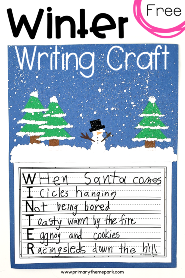 Free Winter Writing Craft - Primary Theme Park
