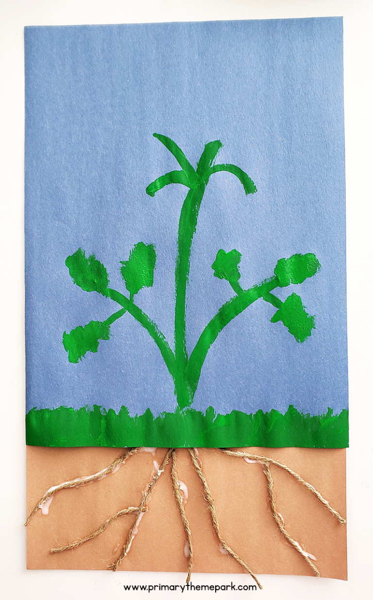 Parts of a Plant Craft - Primary Theme Park