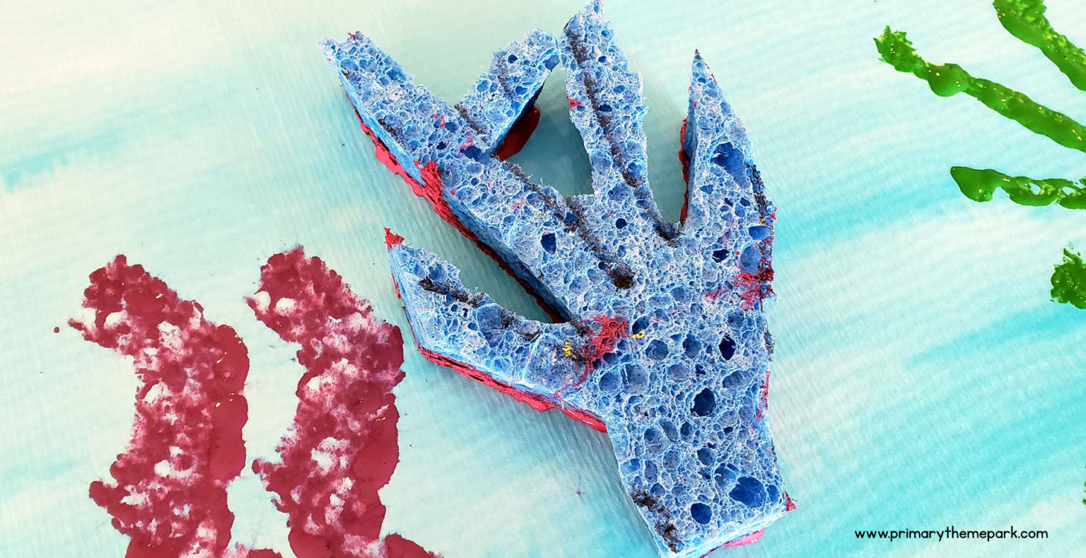 Coral Reef Art Project - Primary Theme Park