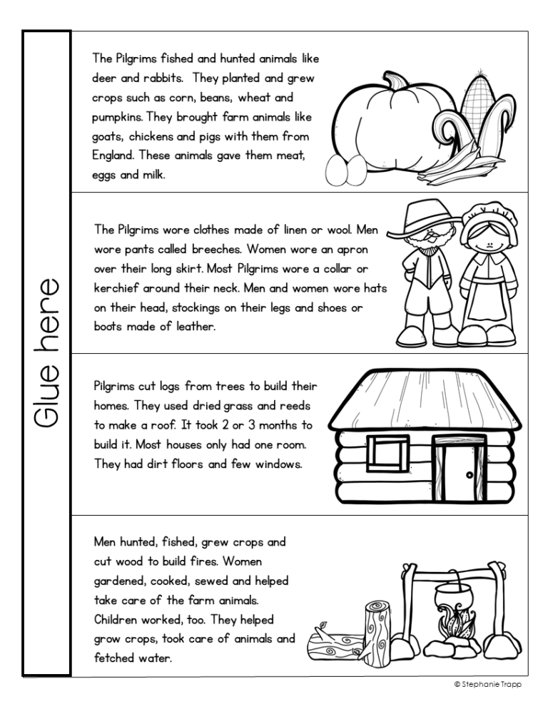 First Thanksgiving Unit for Kindergarten and First Grade - Primary ...