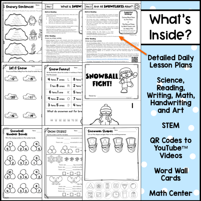 How to Build a Snowman Writing Activity - Primary Theme Park