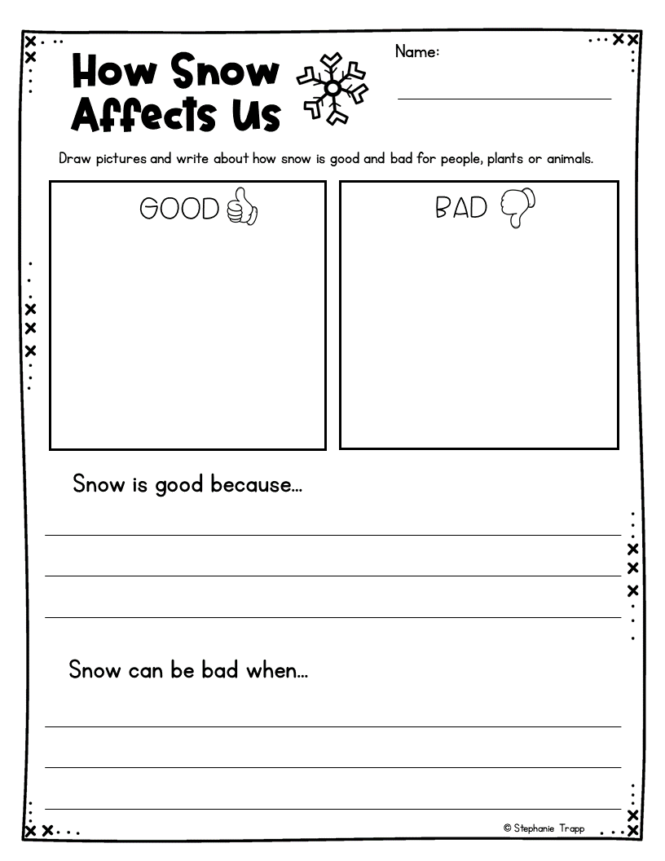 Snow Unit for Kindergarten and First Grade - Primary Theme Park