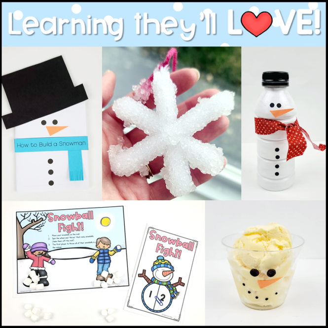 How to Build a Snowman Writing Activity - Primary Theme Park