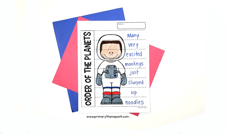 Order of the Planets Mnemonic Device - Primary Theme Park